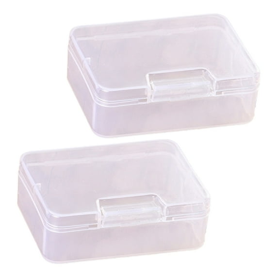 Clear Hinged Lid Storage Boxes For Efficient Organization Of Necklaces ...
