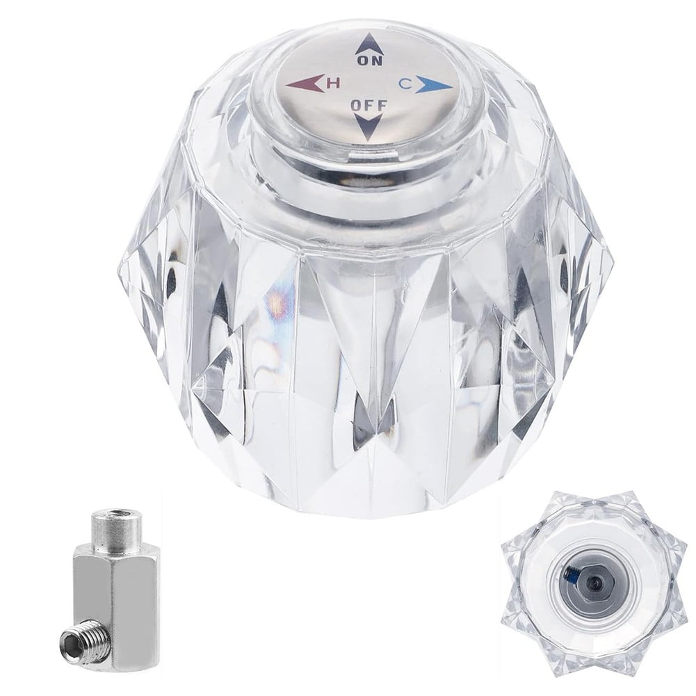 Clear Hot And Cold Shower Knob Replacement for Delta Foundation And ...
