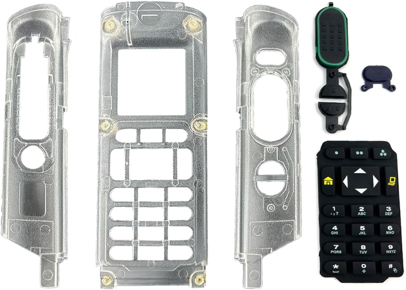 Clear Housing Case Front Cover with Full-Keypad for Two Way Radio ...