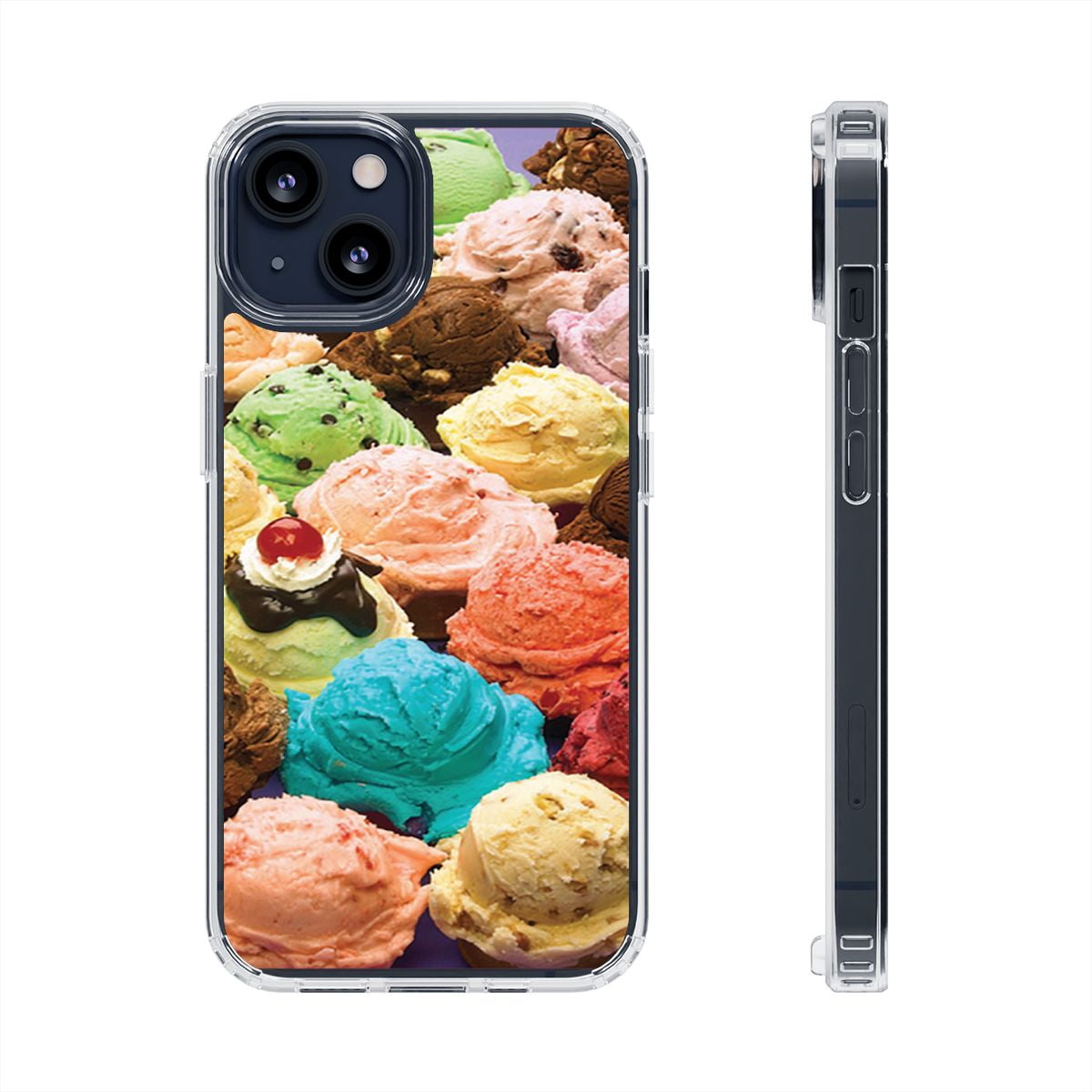 DistinctInk Clear Hybrid Case for Apple iPhone 11 (6.1" Screen) - Ice ...