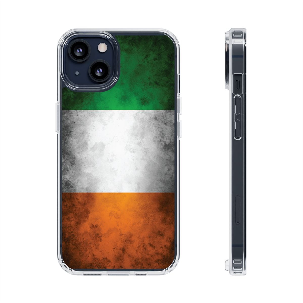 Clear Hybrid Shockproof Case for Apple iPhone 11 - Vintage Irish Flag ...