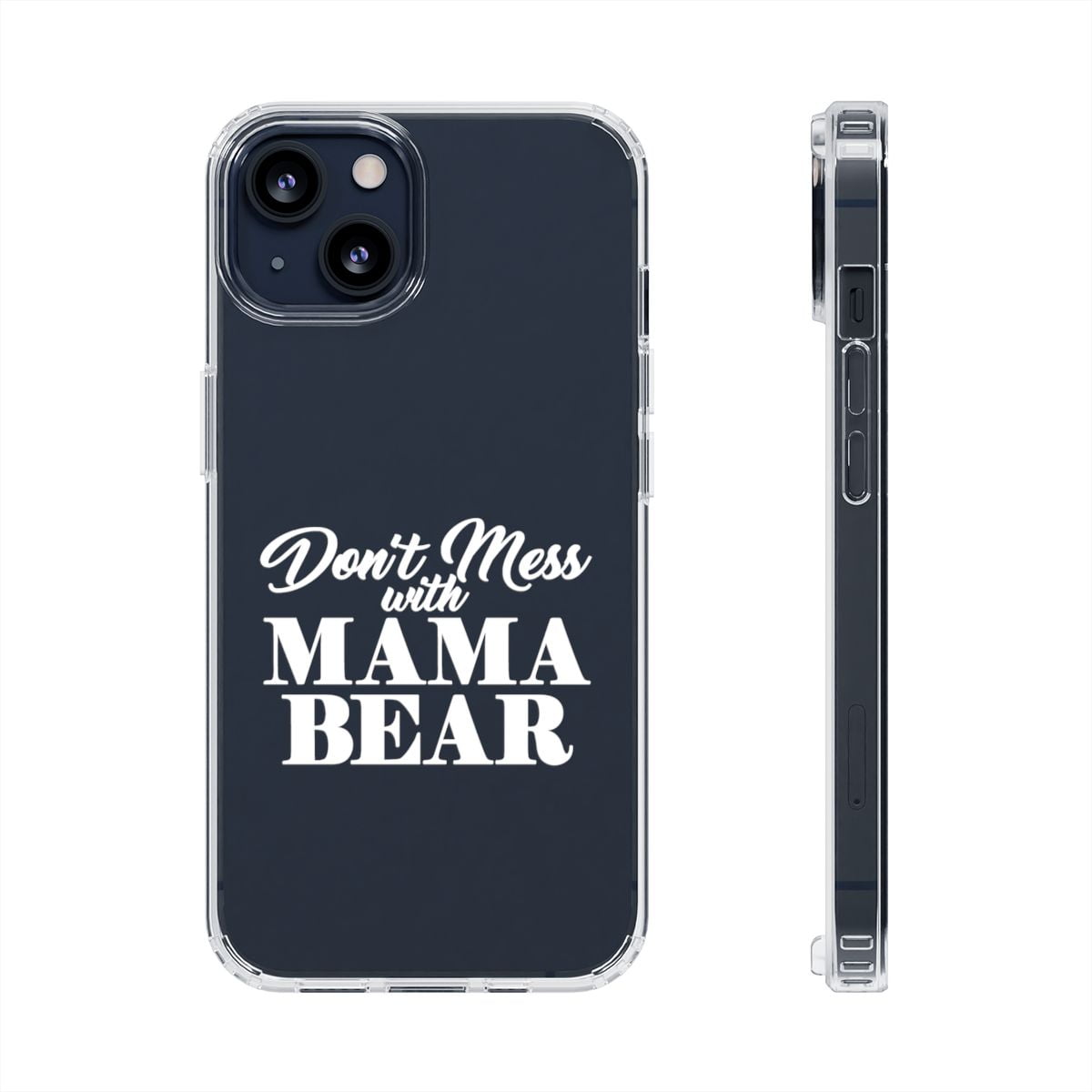 Clear Hybrid Shockproof Case for Apple iPhone 12 - Dont Mess with MAMA ...