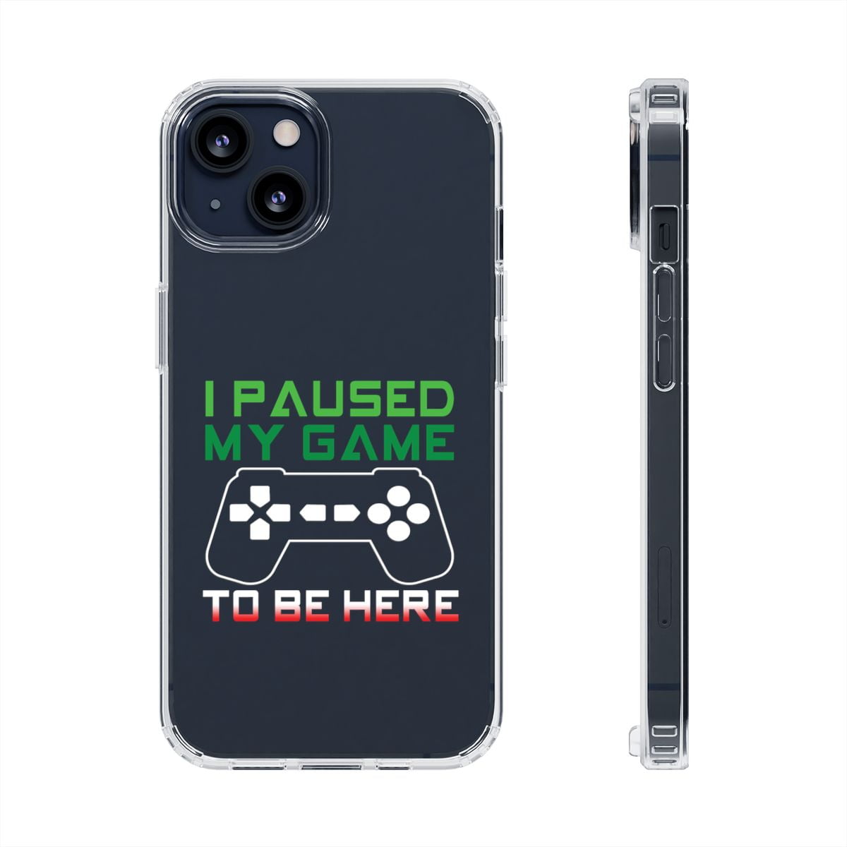 Clear Hybrid Shockproof Case for Apple iPhone 12 - I Paused My Game ...