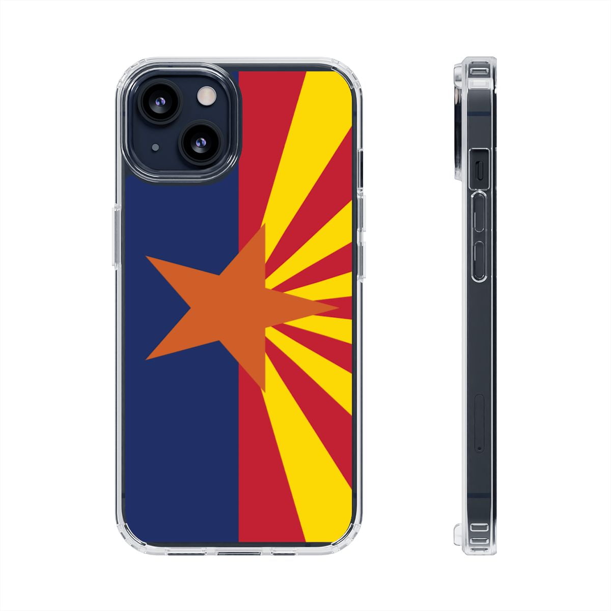 Clear Hybrid Shockproof Case for Apple iPhone 12 MINI - Arizona State ...