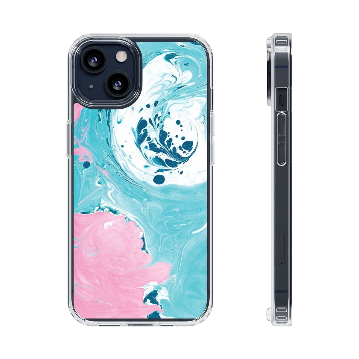 DistinctInk Clear Hybrid Case for Apple iPhone 12 Mini (5.4" Screen ...