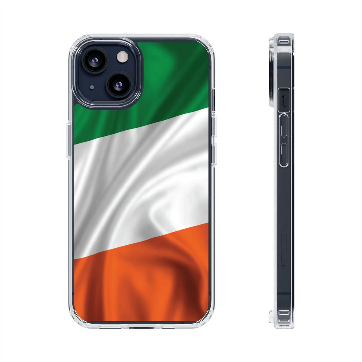 Clear Hybrid Shockproof Case for Apple iPhone 12 MINI - Irish Flag ...