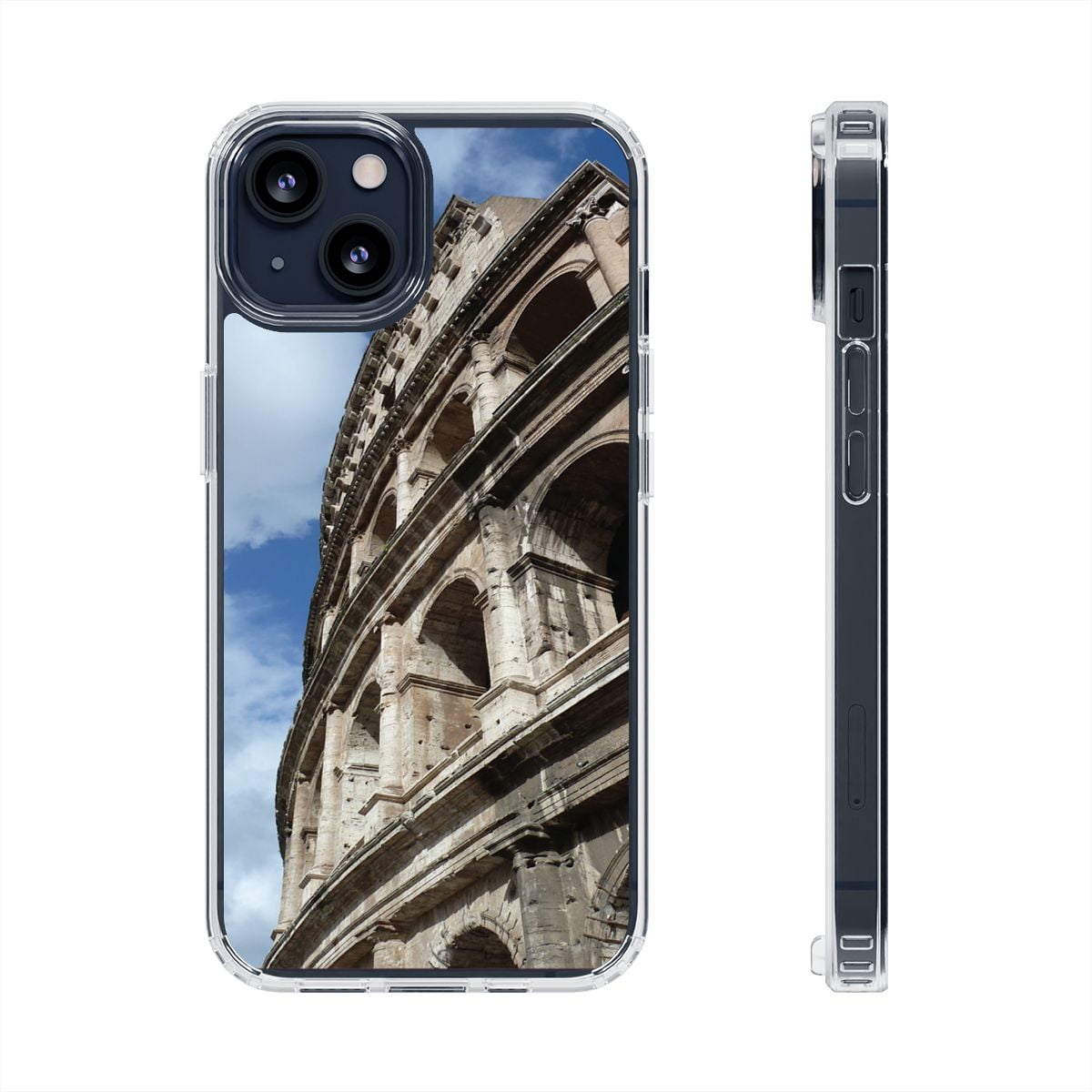 Clear Hybrid Shockproof Case for Apple iPhone 12 MINI - Majestic Roman ...