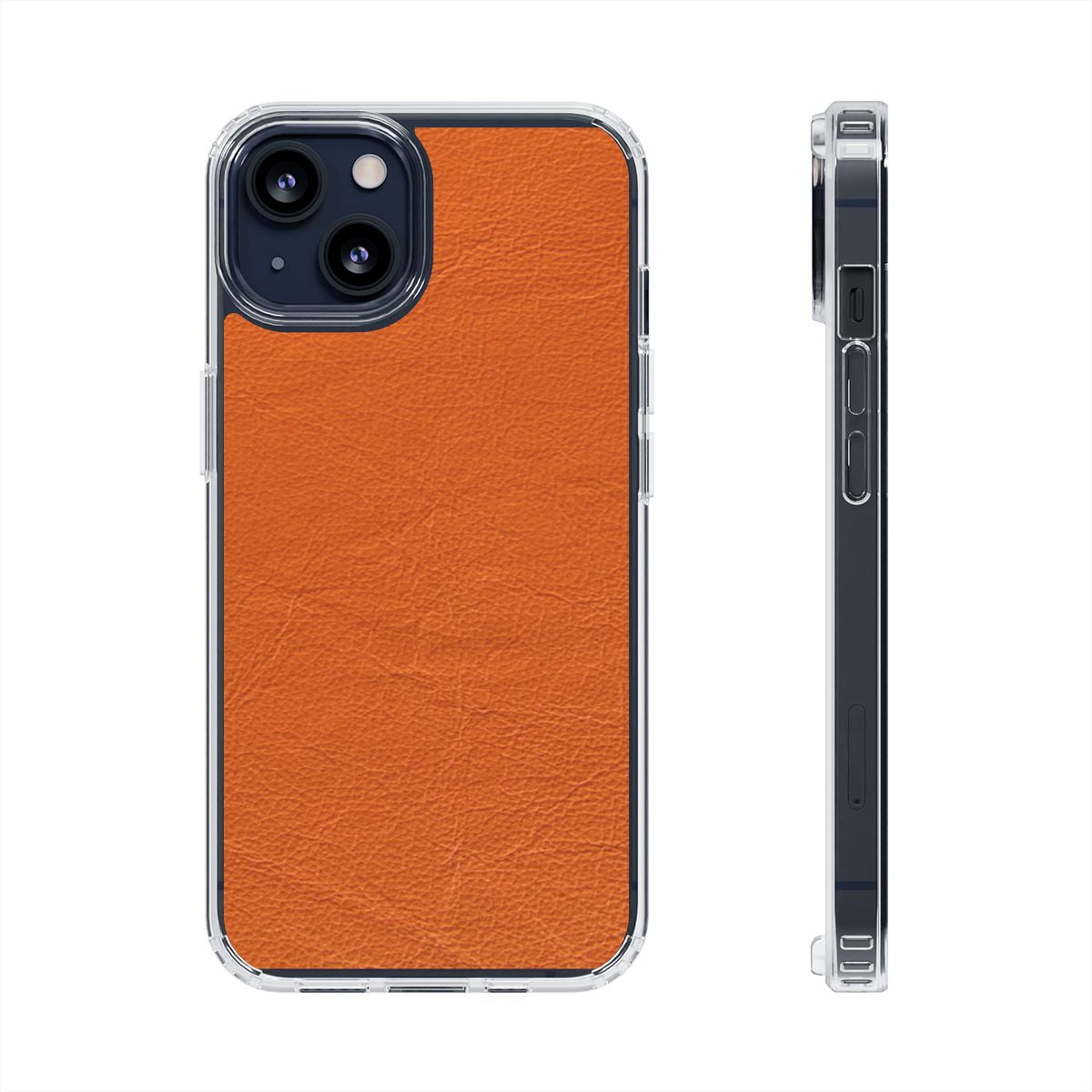 Clear Hybrid Shockproof Case for Apple iPhone 12 MINI - Vibrant Orange ...
