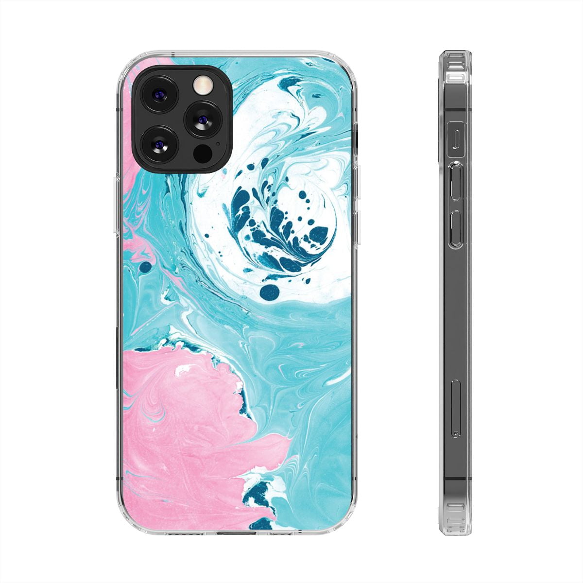 DistinctInk Clear Hybrid Case for Apple iPhone 12 Pro (6.1" Screen ...