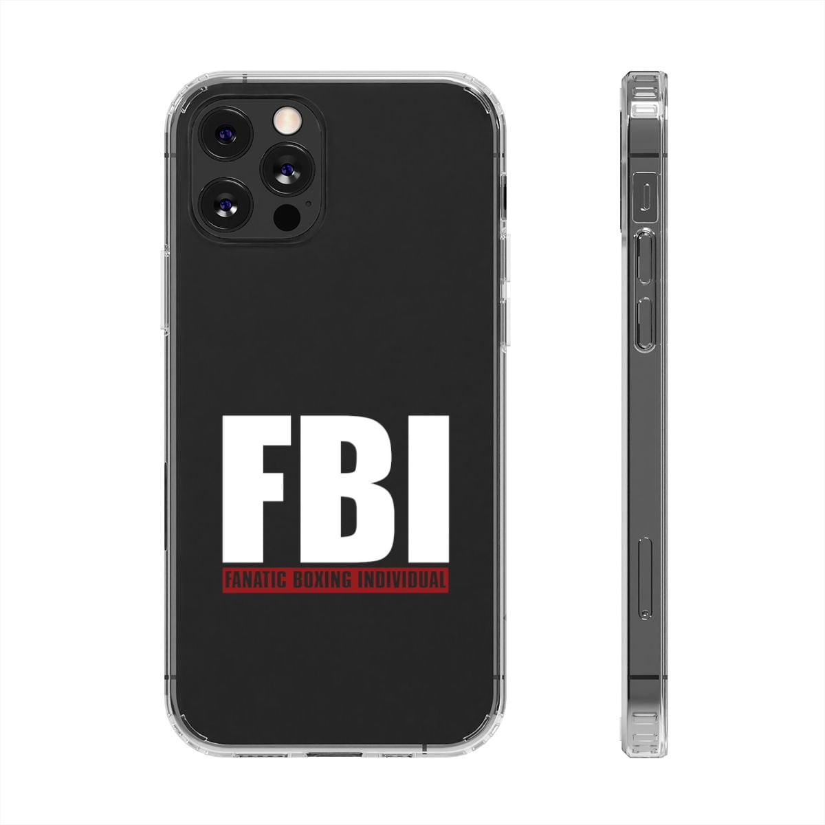 Clear Hybrid Shockproof Case for Apple iPhone 12 PRO - FBI Fanatic ...