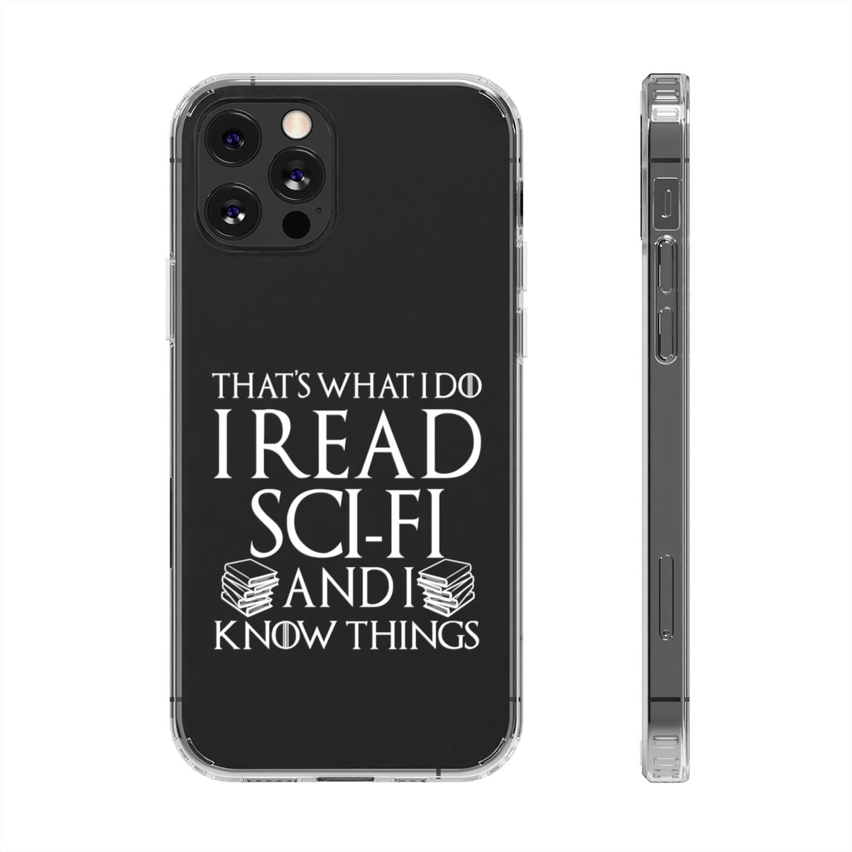 DistinctInk Clear Hybrid Case for Apple iPhone 12 Pro (6.1" Screen) - I ...