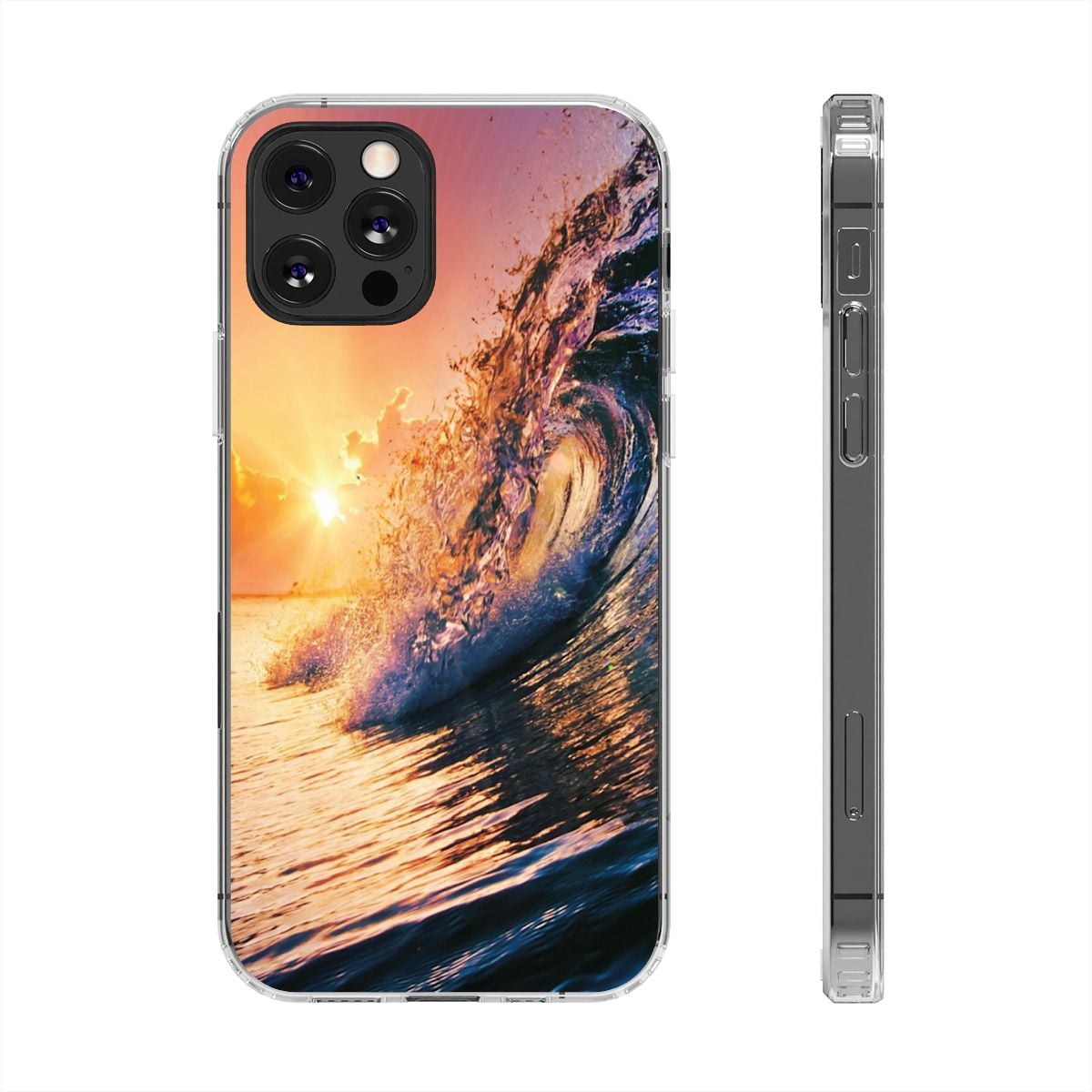 DistinctInk Clear Hybrid Case for Apple iPhone 12 Pro (6.1" Screen ...
