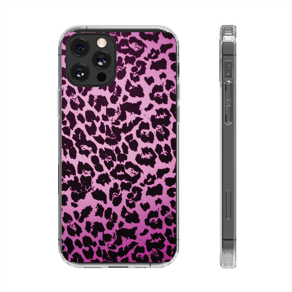 Clear Hybrid Shockproof Case for Apple iPhone 12 PRO - Vibrant Pink ...