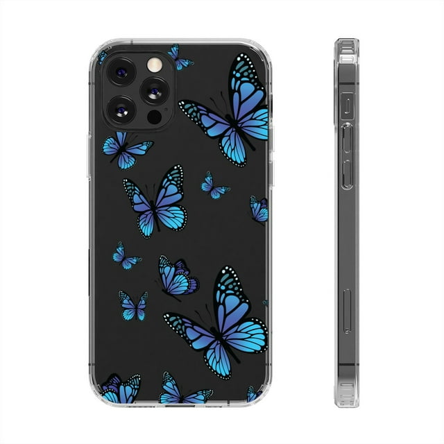 Clear Hybrid Shockproof Case for Apple iPhone 12 Pro MAX - Blue ...