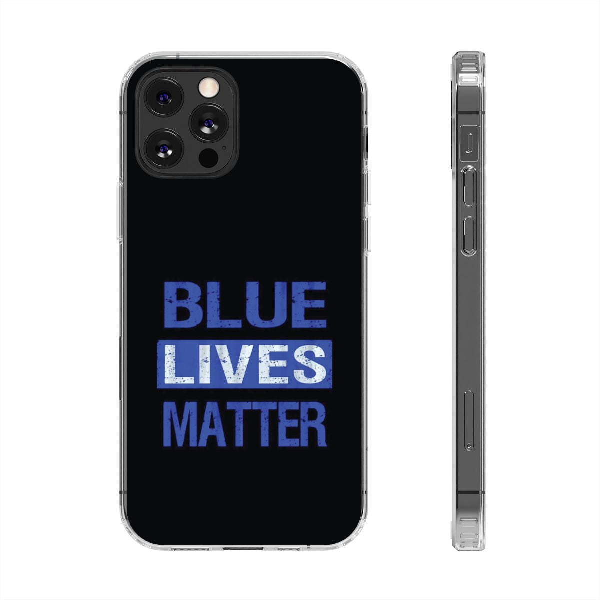 DistinctInk Clear Hybrid Case for Apple iPhone 12 Pro Max (6.7" Screen ...