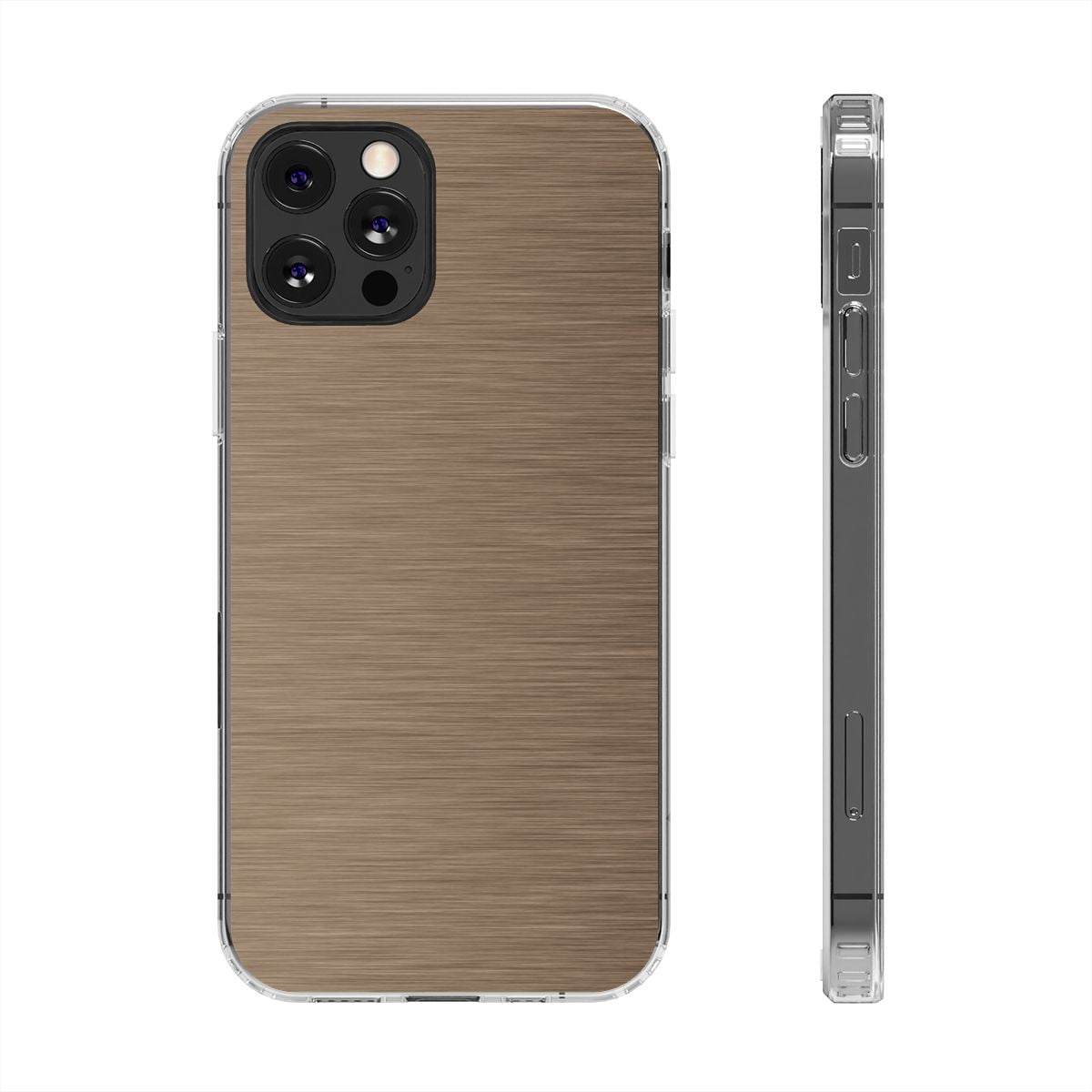 Clear Hybrid Shockproof Case for Apple iPhone 12 Pro MAX - Bronze ...