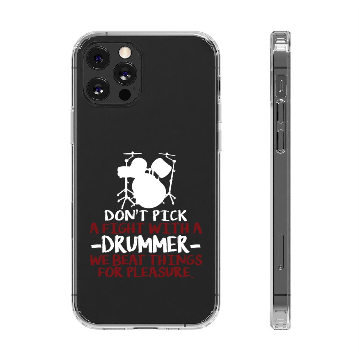 Clear Hybrid Shockproof Case for Apple iPhone 12 Pro MAX - Don't Pick ...