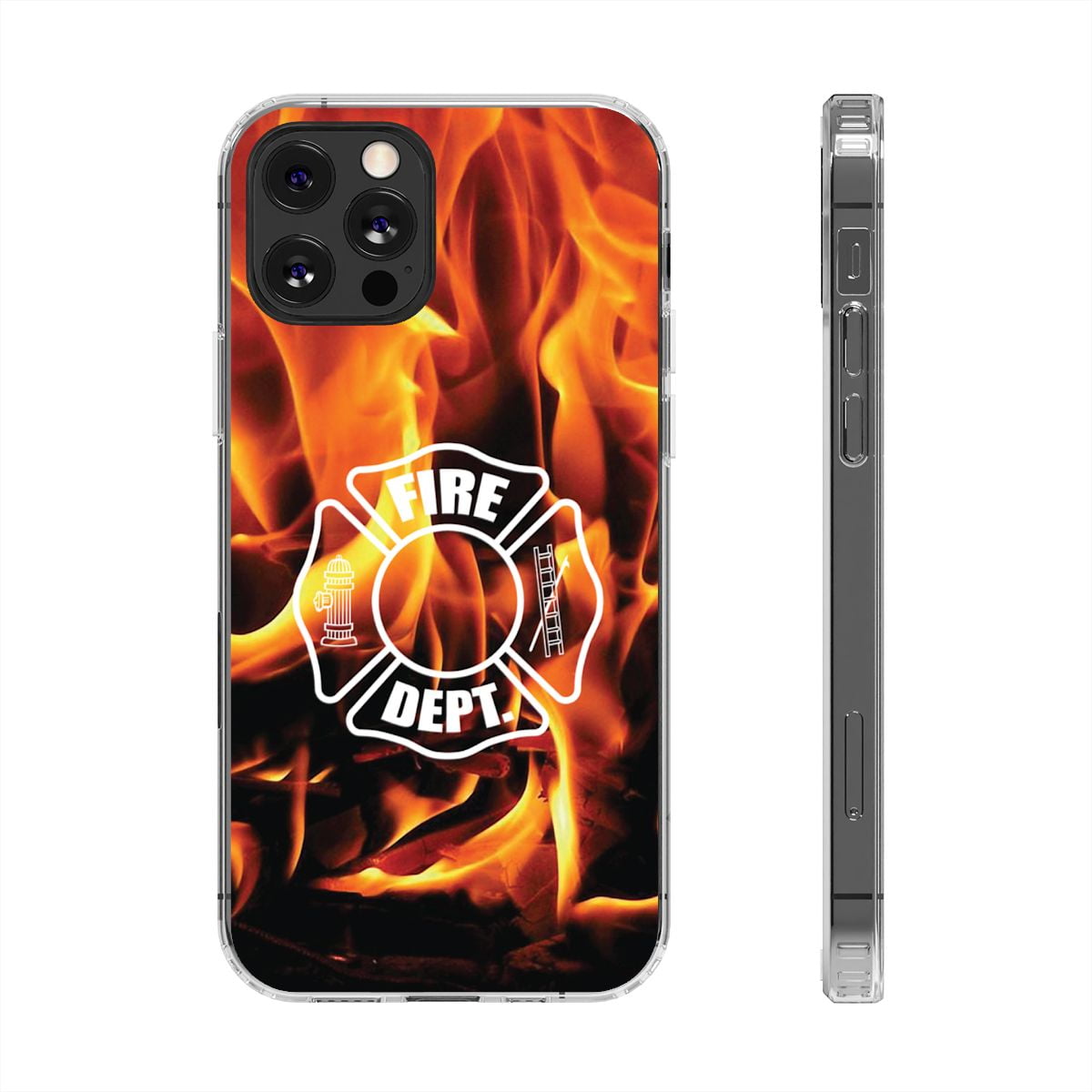 DistinctInk Clear Hybrid Case for Apple iPhone 12 Pro Max (6.7" Screen ...