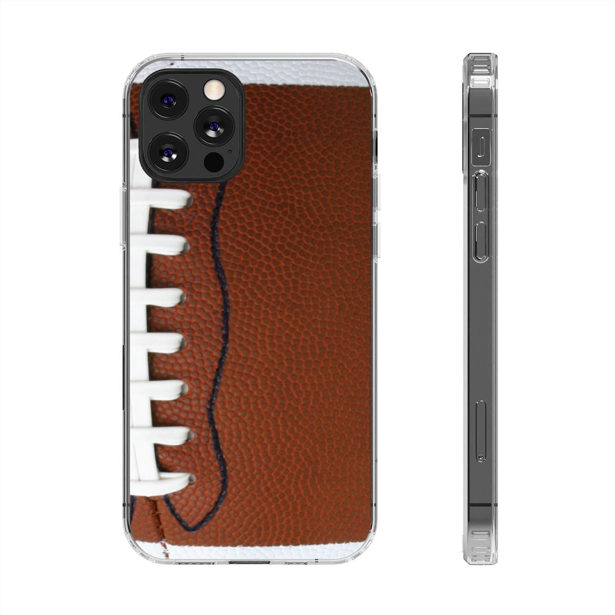 Clear Hybrid Shockproof Case for Apple iPhone 12 Pro MAX - Football ...