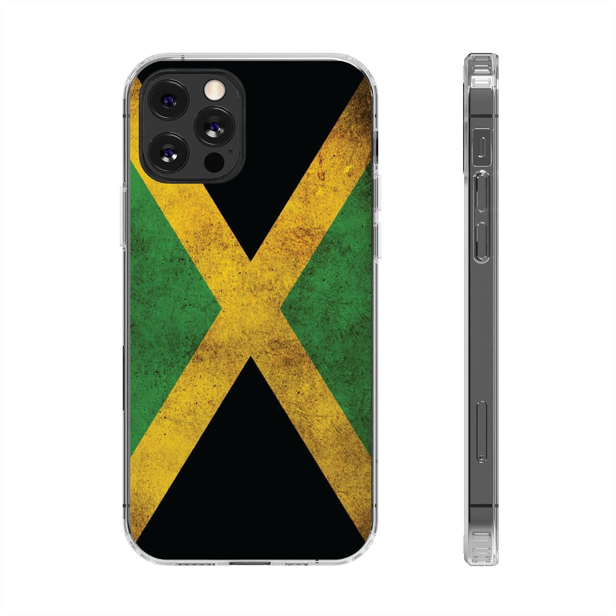 Clear Hybrid Shockproof Case for Apple iPhone 12 Pro MAX - Jamaican ...