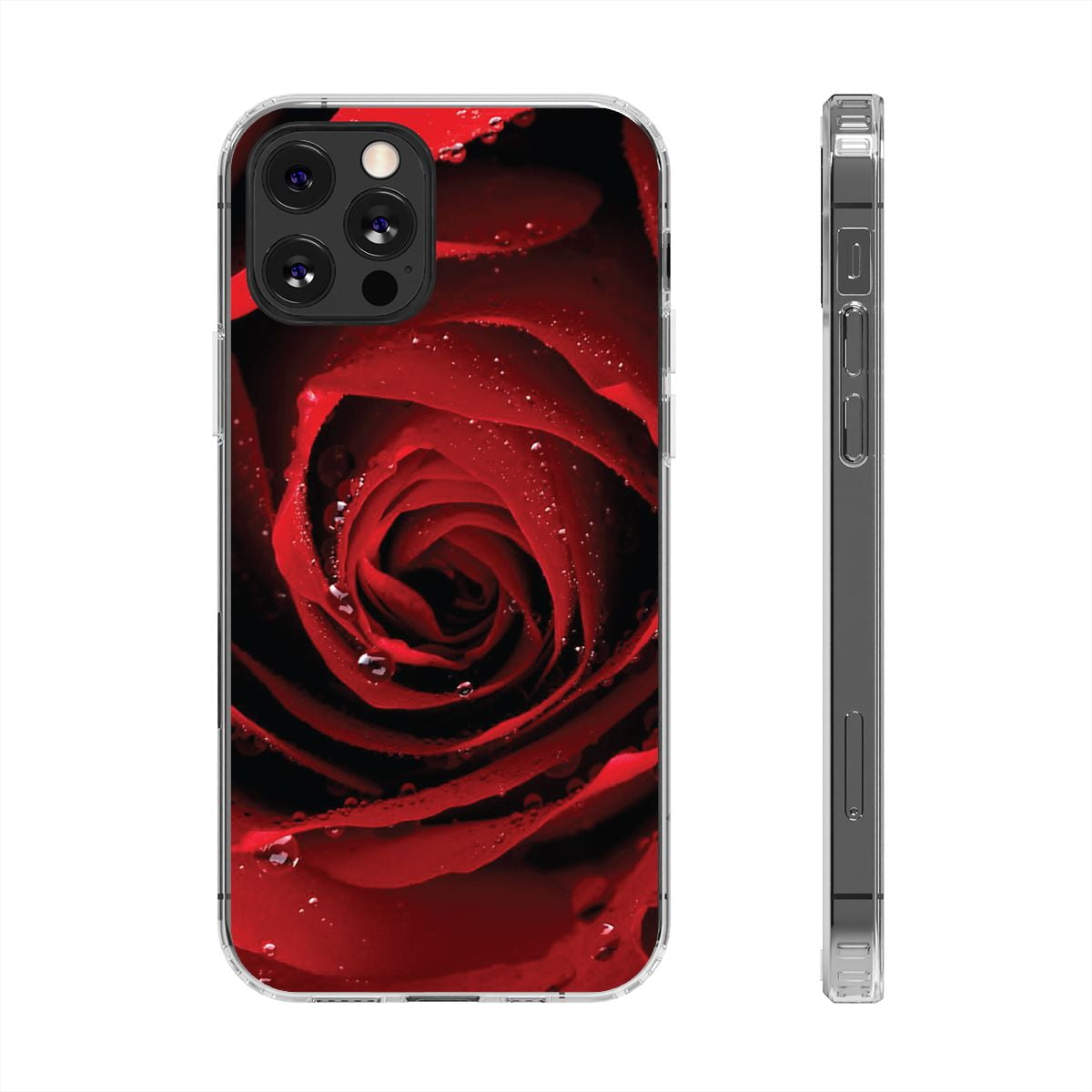 Clear Hybrid Shockproof Case for Apple iPhone 12 Pro MAX - Vibrant Dewy ...