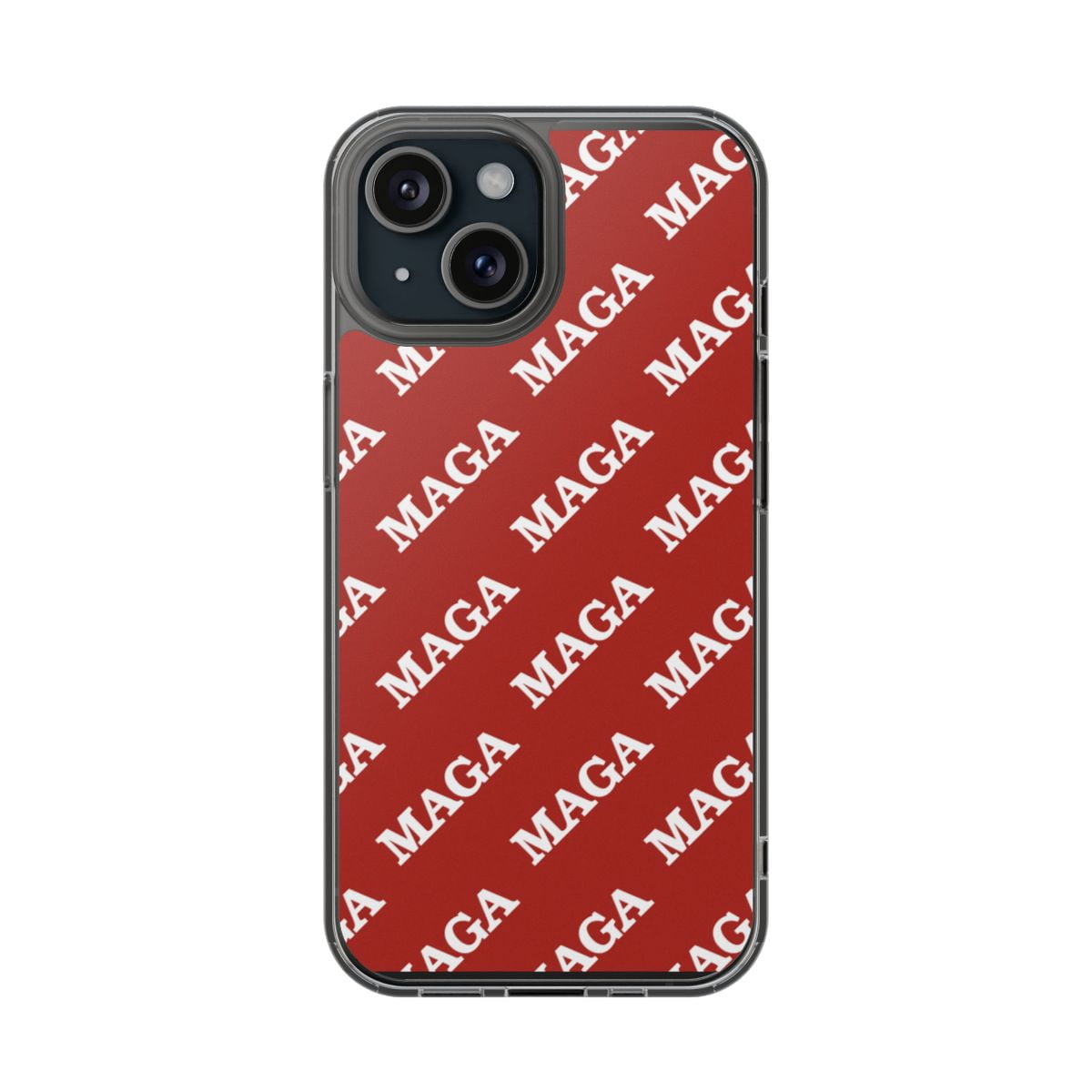 Clear Hybrid Shockproof Case for Apple iPhone 13 - MAGA Repeating ...
