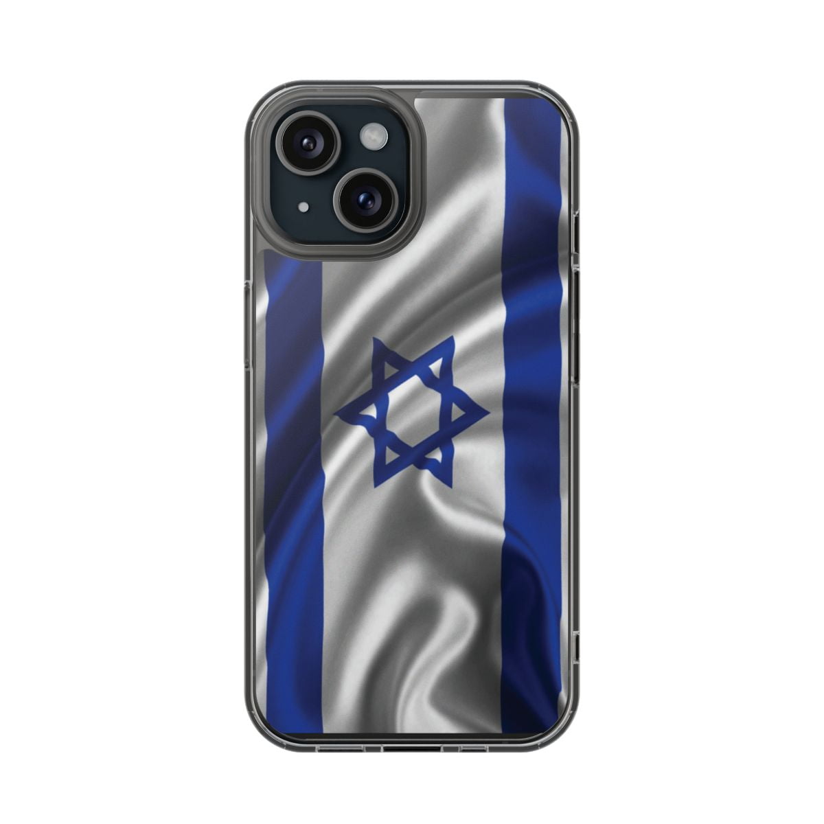 Clear Hybrid Shockproof Case for Apple iPhone 13 MINI - Israel Flag ...