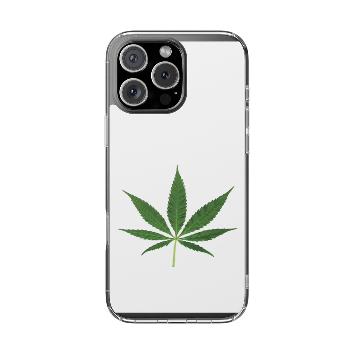Clear Hybrid Shockproof Case for Apple iPhone 13 Pro MAX - Marijuana ...
