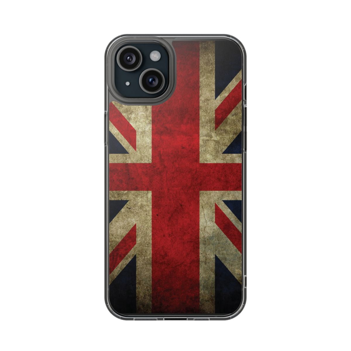 Clear Hybrid Shockproof Case for Apple iPhone 14 PLUS - Vintage British ...