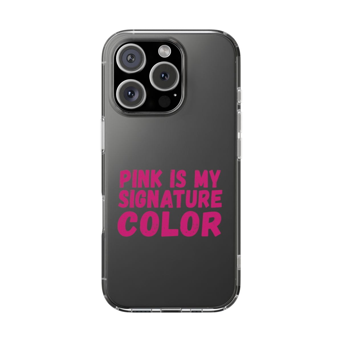 Clear Hybrid Shockproof Case for Apple iPhone 14 PRO - Pink is My ...