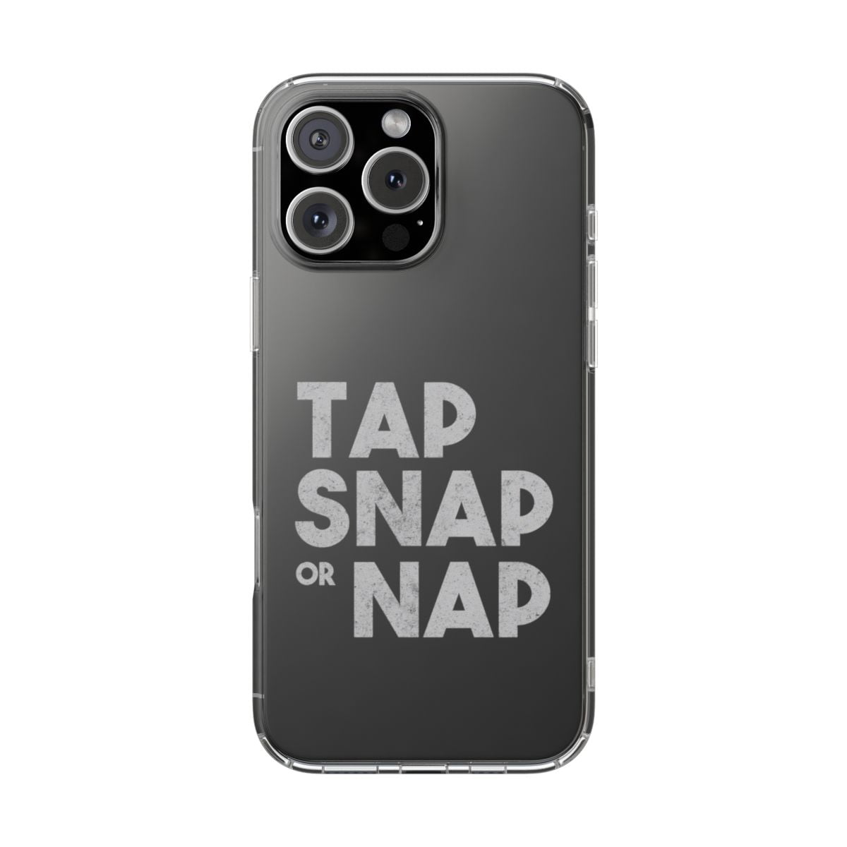 Clear Hybrid Shockproof Case for Apple iPhone 14 Pro MAX - Tap Snap or Nap MMA Inspiration ...