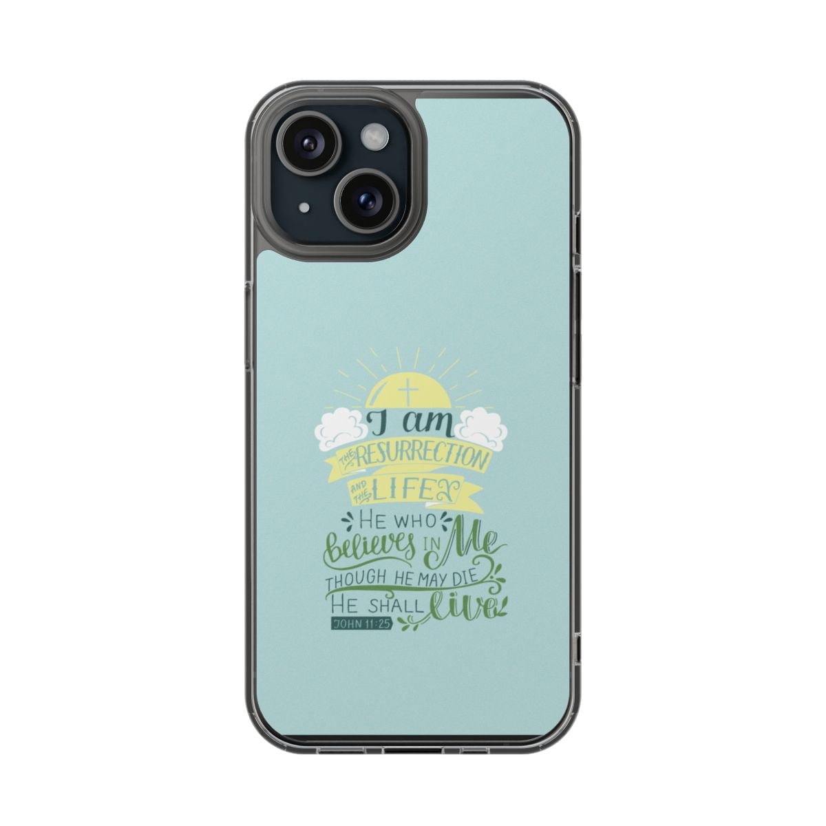 Clear Hybrid Shockproof Case for Apple iPhone 15 - I Am the ...