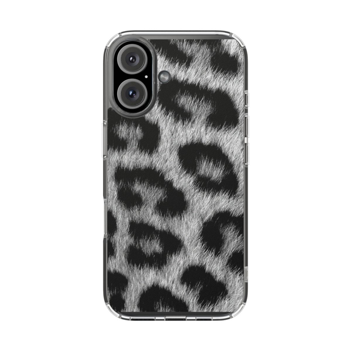 Clear Hybrid Shockproof Case for Apple iPhone 16 PLUS - Snow Leopard ...