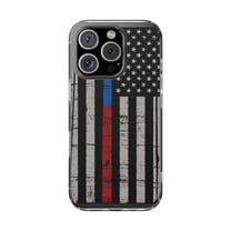 Clear Hybrid Shockproof Case for Apple iPhone 14 - Fire Dept Thin Red ...