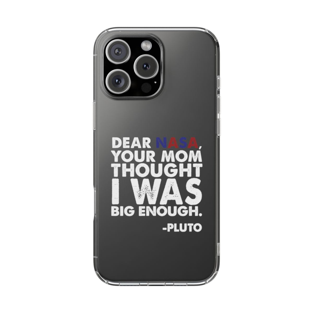 Clear Hybrid Shockproof Case for Apple iPhone 16 Pro MAX - Dear NASA ...