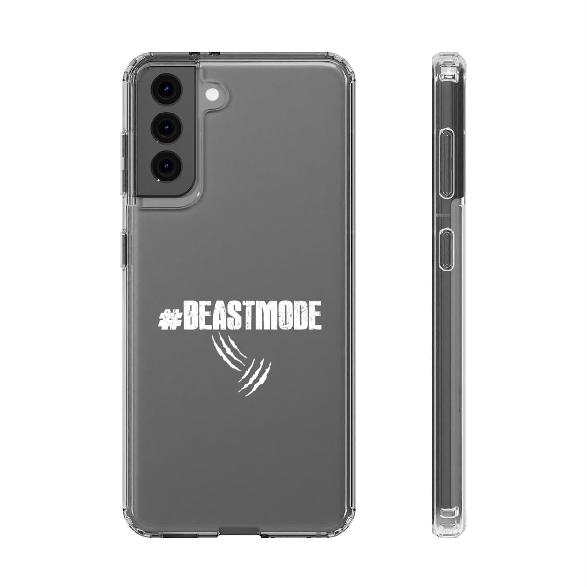Clear Hybrid Shockproof Case for Samsung Galaxy S21 - Beastmode Bold ...