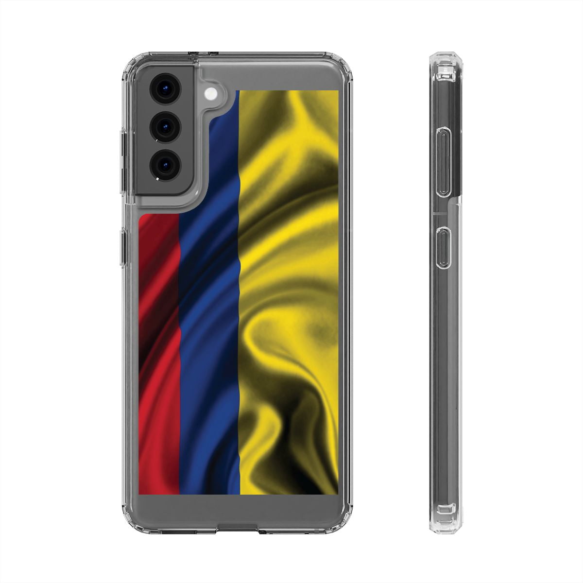 DistinctInk Clear Hybrid Case for Samsung Galaxy S21 (6.2" Screen ...