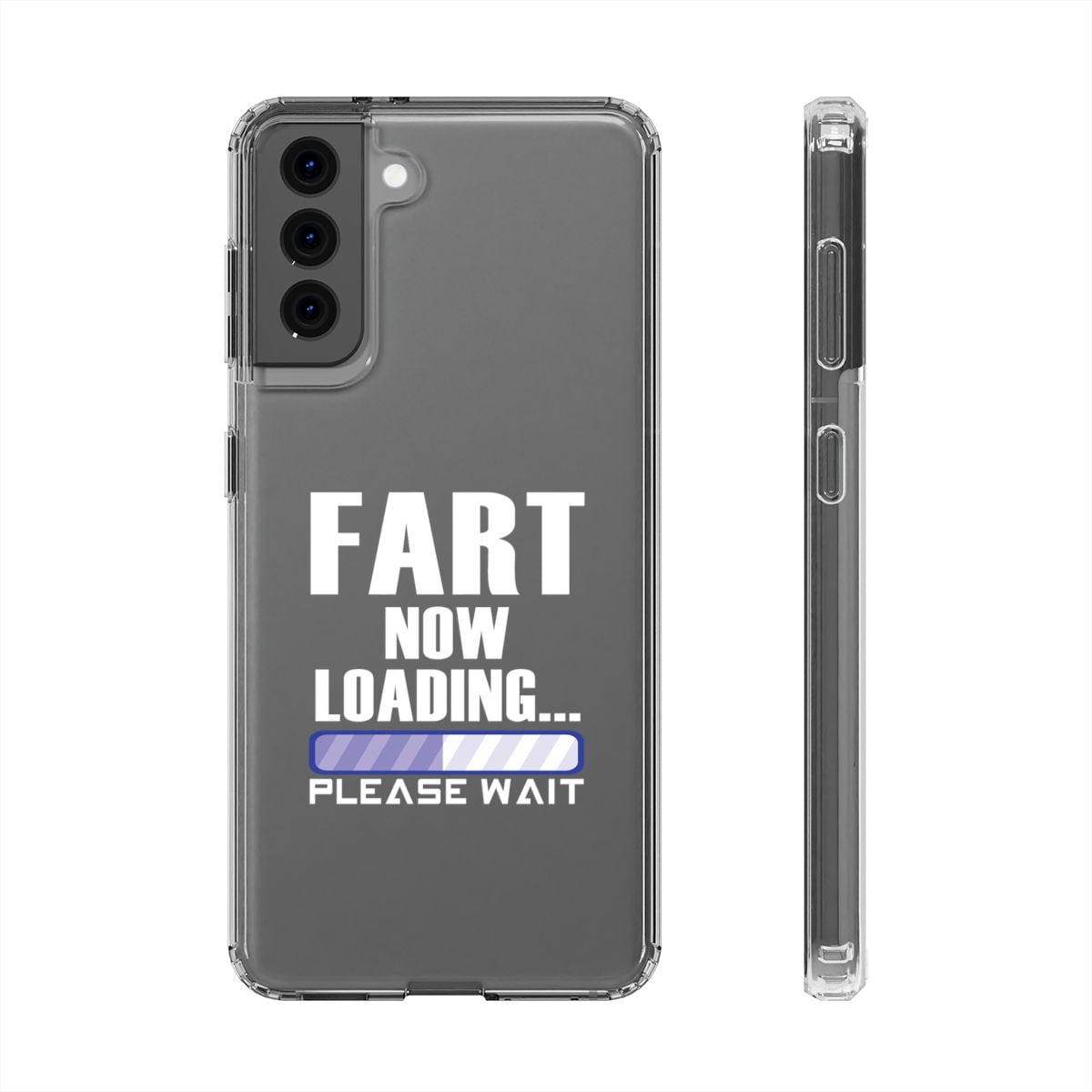 Clear Hybrid Shockproof Case for Samsung Galaxy S21 - Fart Now Loading ...