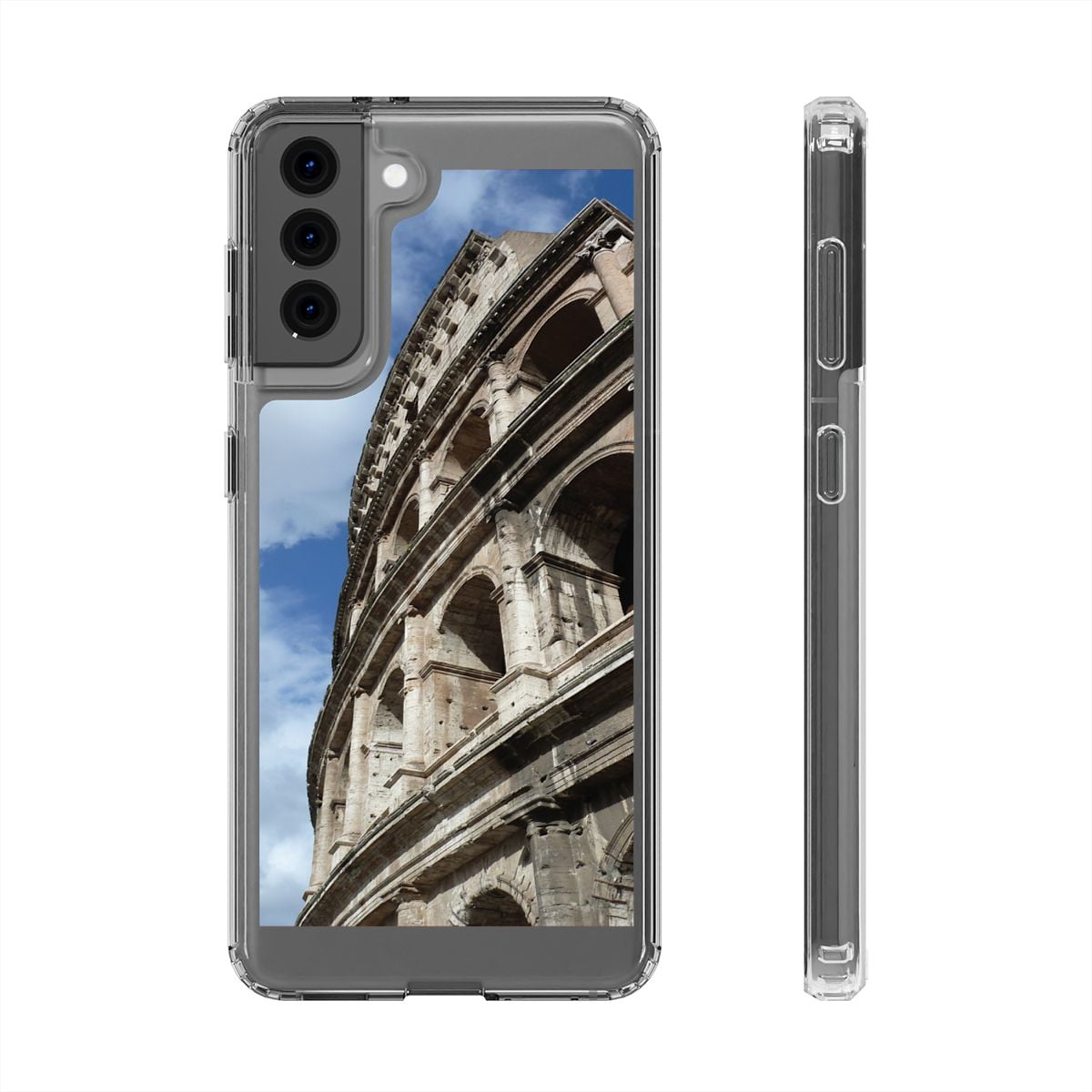 DistinctInk Clear Hybrid Case for Samsung Galaxy S21 (6.2" Screen ...