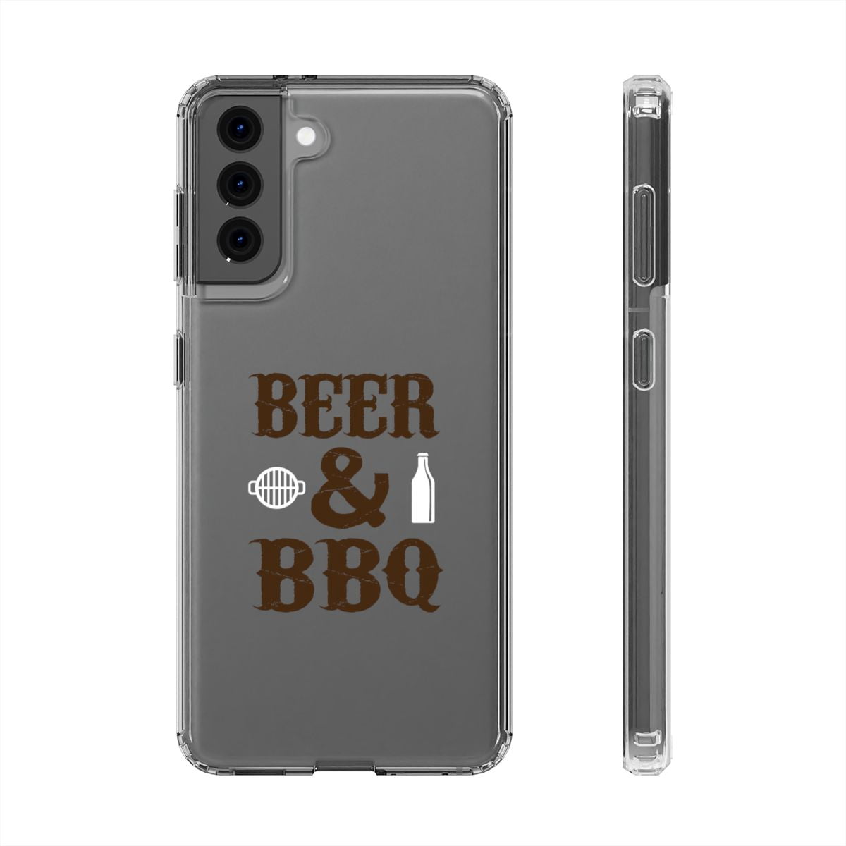 DistinctInk Clear Hybrid Case for Samsung Galaxy S21 Plus (6.7" Screen ...