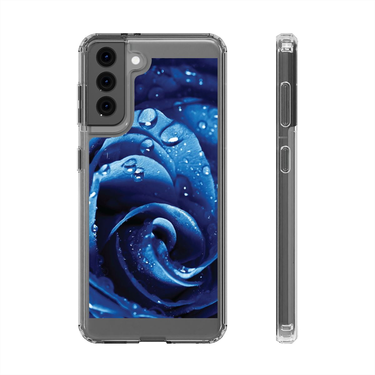 Clear Hybrid Shockproof Case for Samsung Galaxy S21 PLUS - Blue Dew ...