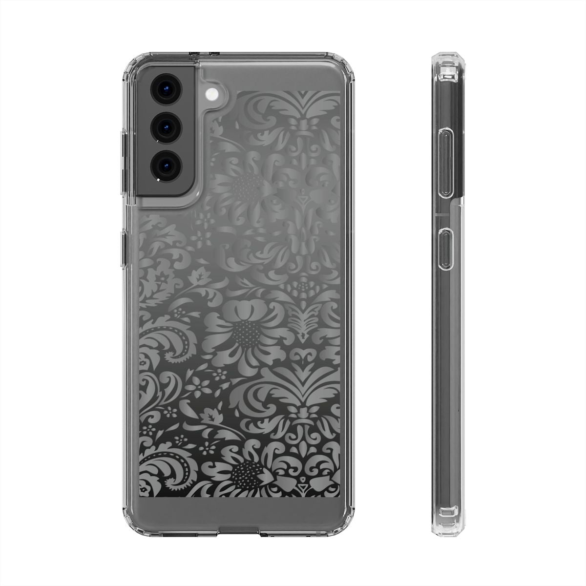 DistinctInk Clear Hybrid Case for Samsung Galaxy S21 Plus (6.7" Screen ...