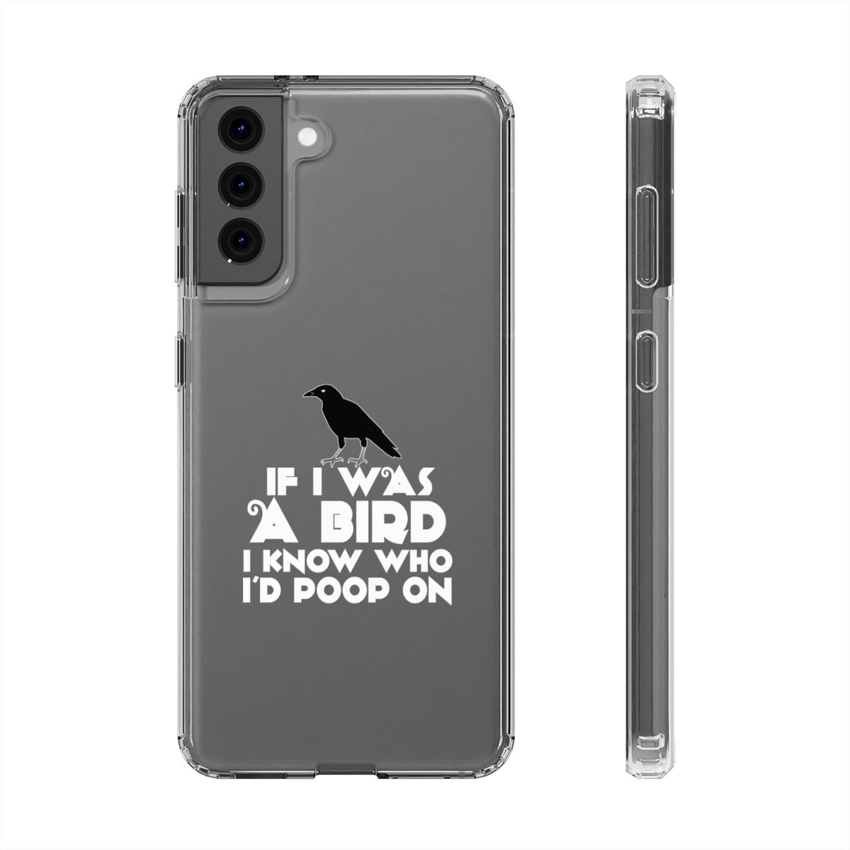 Clear Hybrid Shockproof Case for Samsung Galaxy S21 PLUS - If I Was a ...