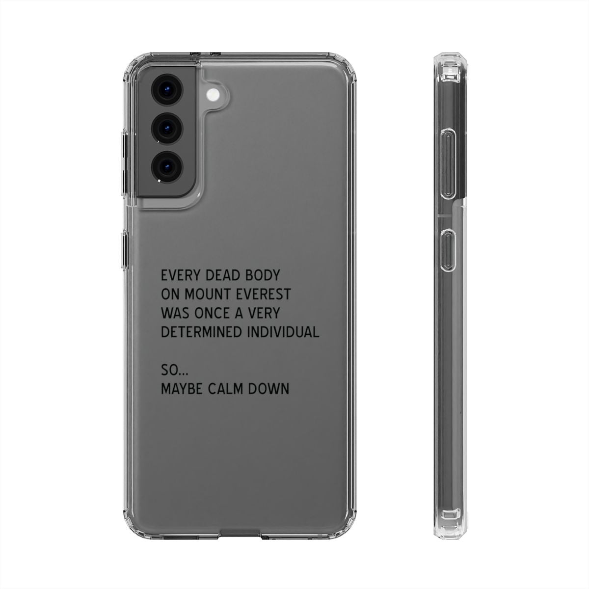 DistinctInk Clear Hybrid Case for Samsung Galaxy S21 Plus (6.7" Screen ...