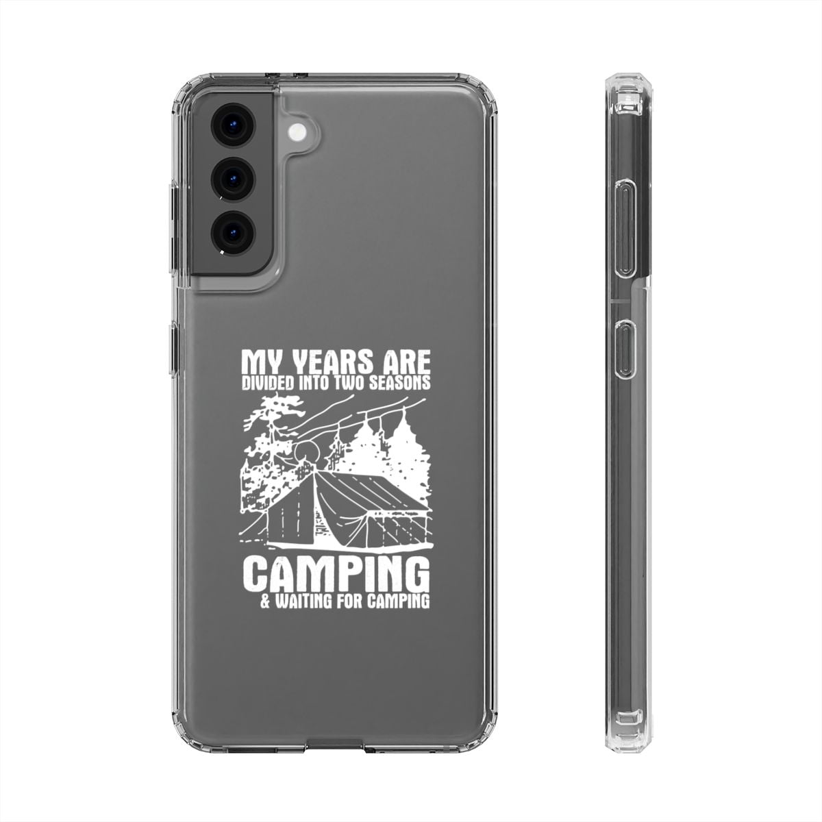 DistinctInk Clear Hybrid Case for Samsung Galaxy S21 Plus (6.7" Screen ...