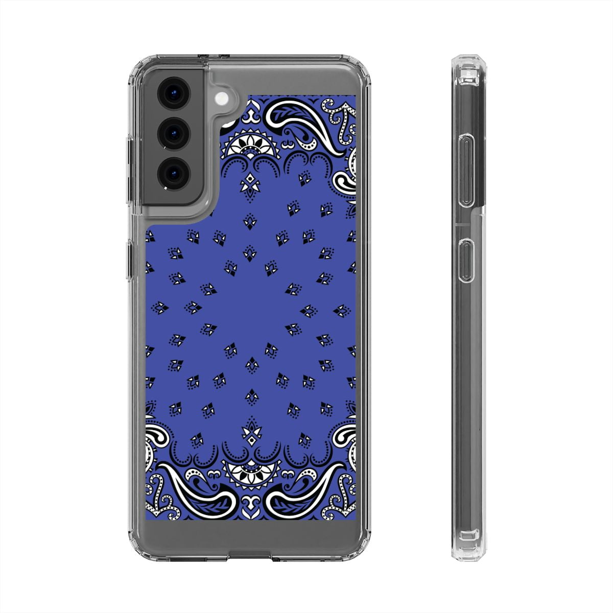 Clear Hybrid Shockproof Case for Samsung Galaxy S21 PLUS - Paisley ...