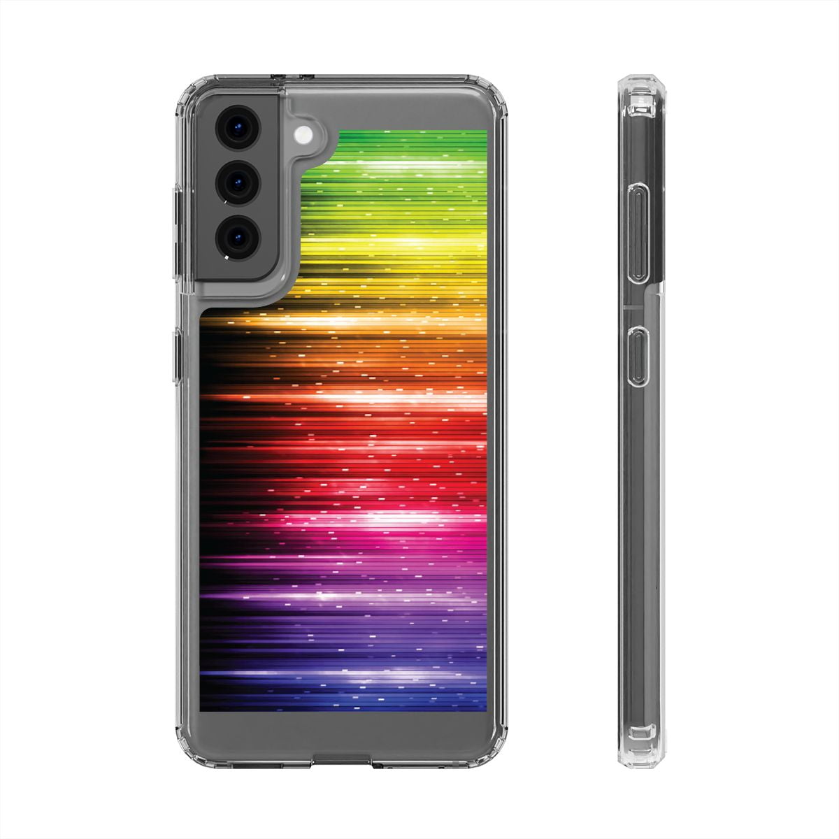 Clear Hybrid Shockproof Case for Samsung Galaxy S21 PLUS - Vibrant ...