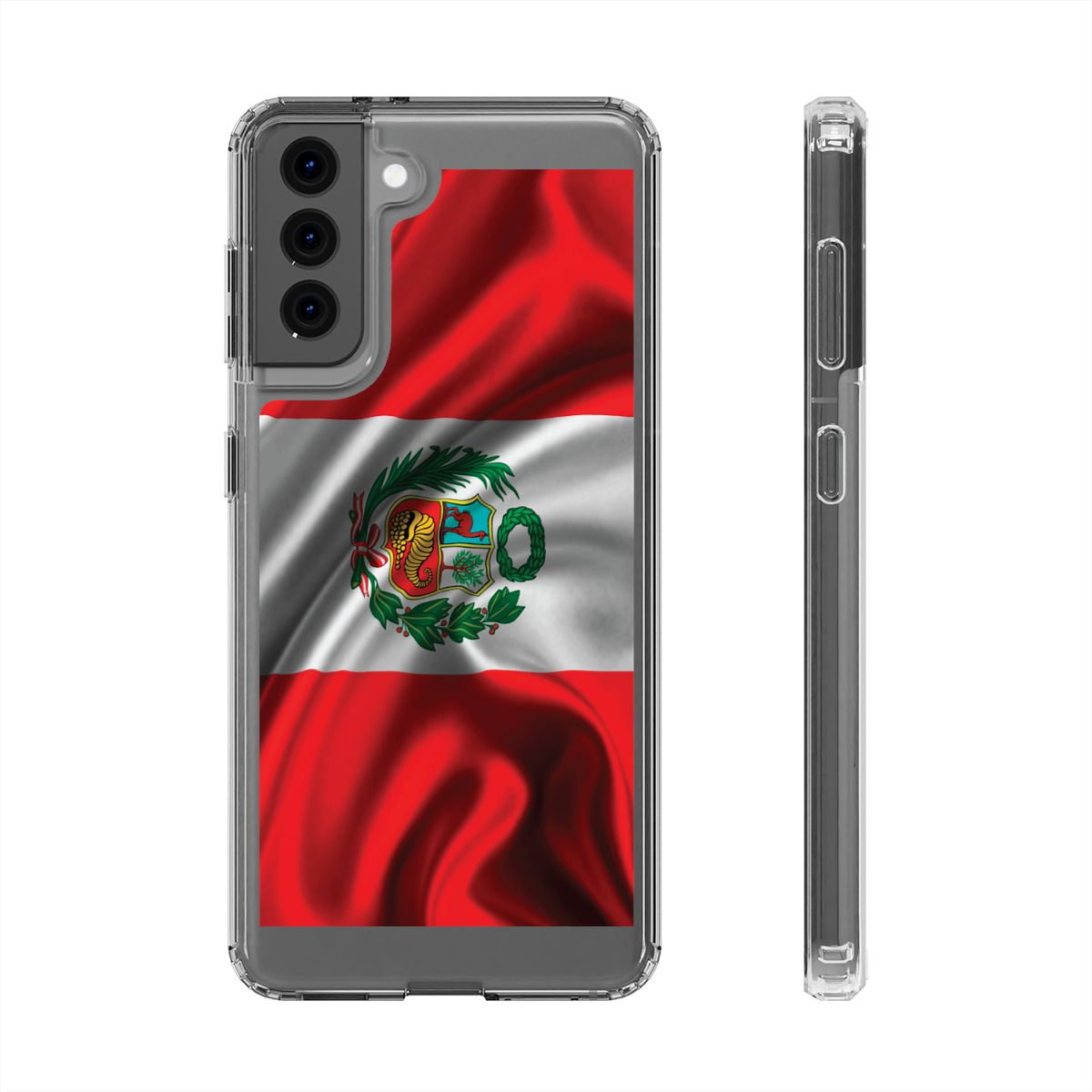 Clear Hybrid Shockproof Case for Samsung Galaxy S21 - Peru National ...