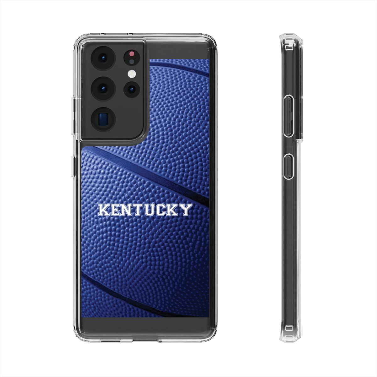 DistinctInk Clear Hybrid Case for Samsung Galaxy S21 Ultra (6.8" Screen ...