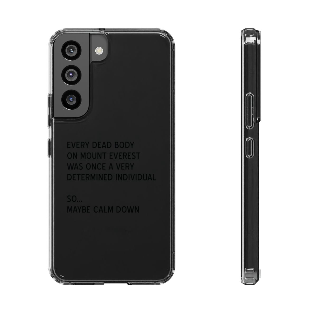 DistinctInk Clear Hybrid Case for Samsung Galaxy S22 (6.1" Screen ...